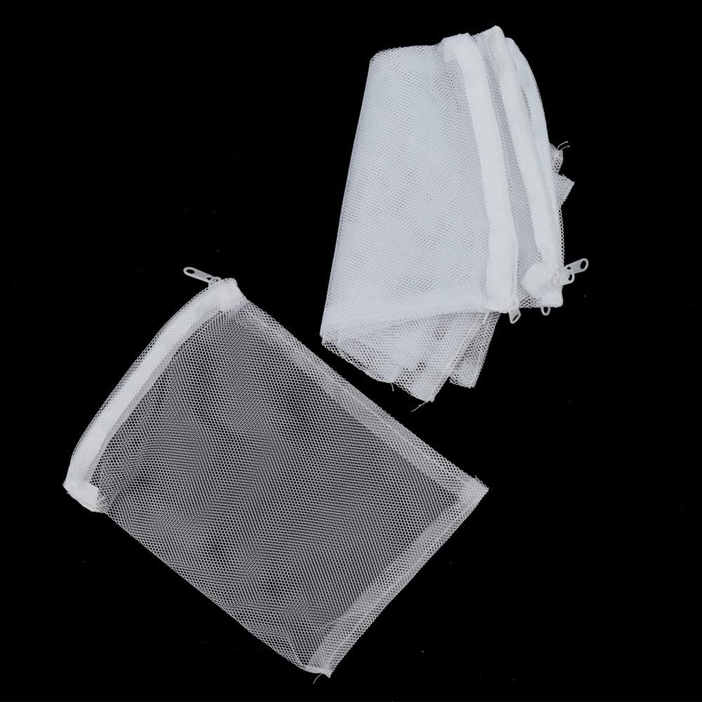 upain Aquarium Filter Bags 20 Pieces White Mesh Filter Media Bags with ...