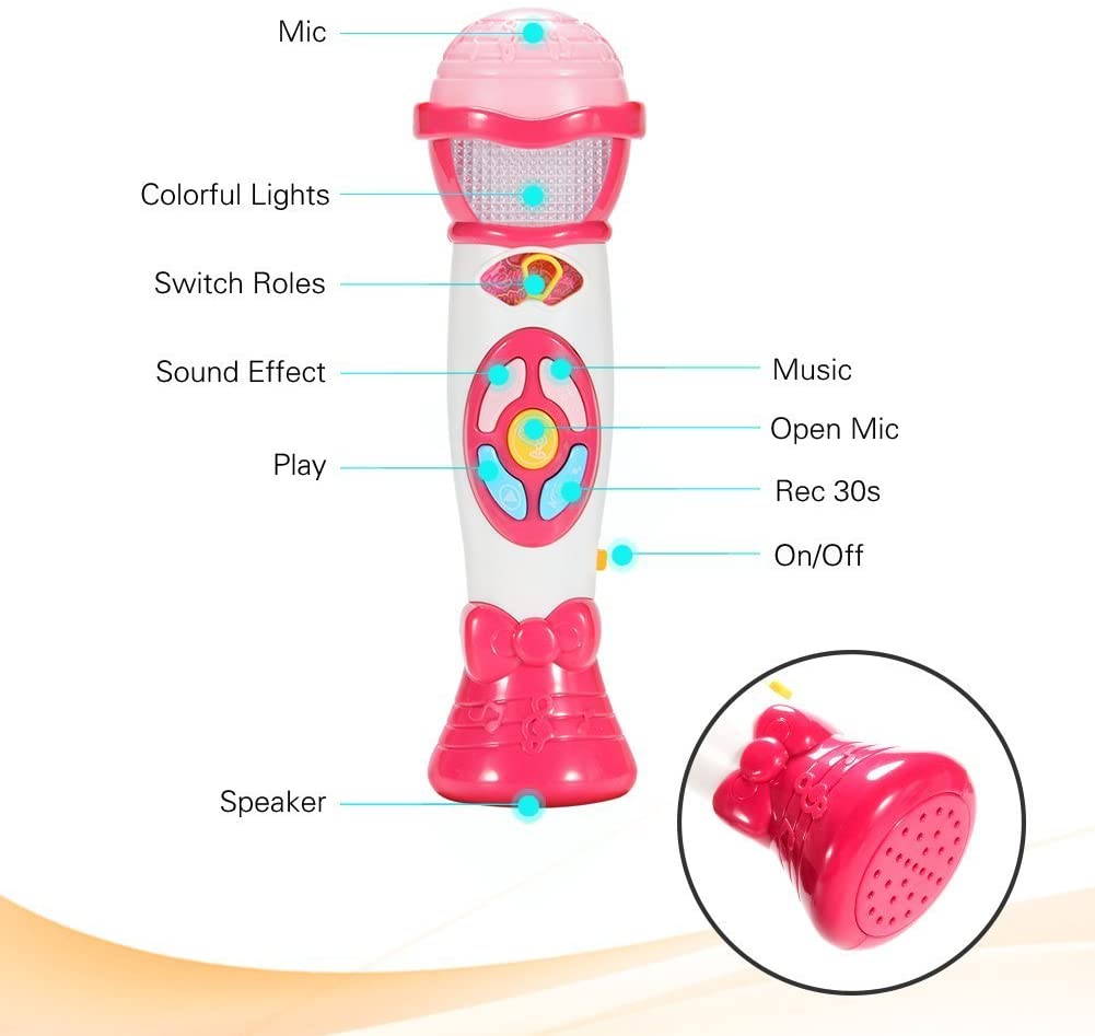 ThinkMax Microphone Toy, Voice Changing and Recording Microphone, Early ...