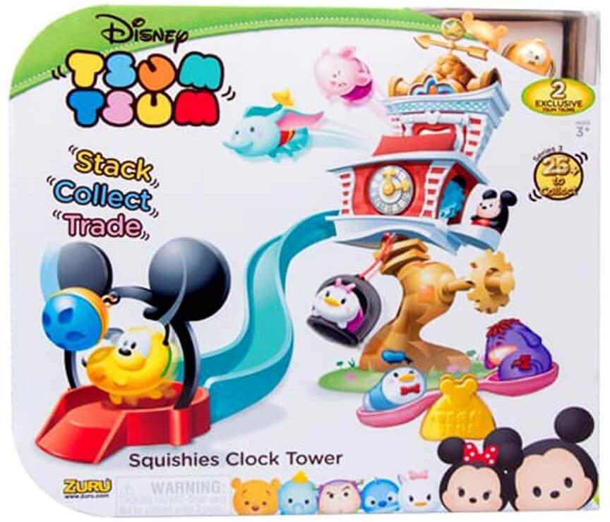 Disney Tsum Tsum Squishies Large Clock Tower Playset – BigaMart