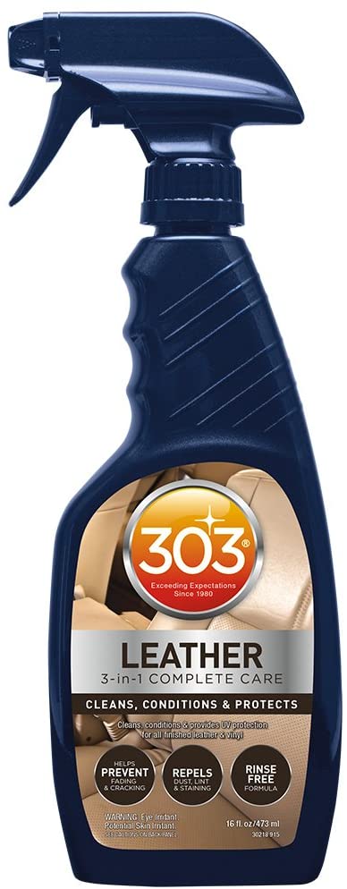 303 Products 303-30218 Automotive Leather 3-in-1 Complete Care , 16 fl ...