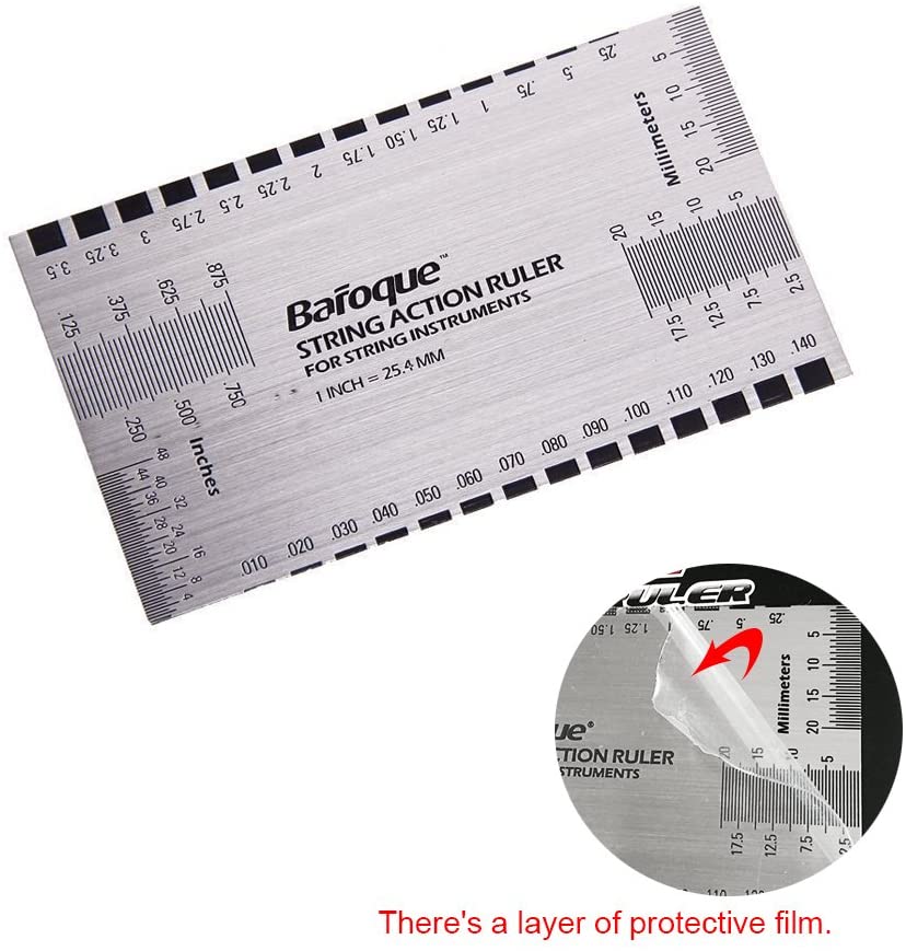 Guitar Measure Tools Set Includes 9 Understring Radius Gauge Set and ...