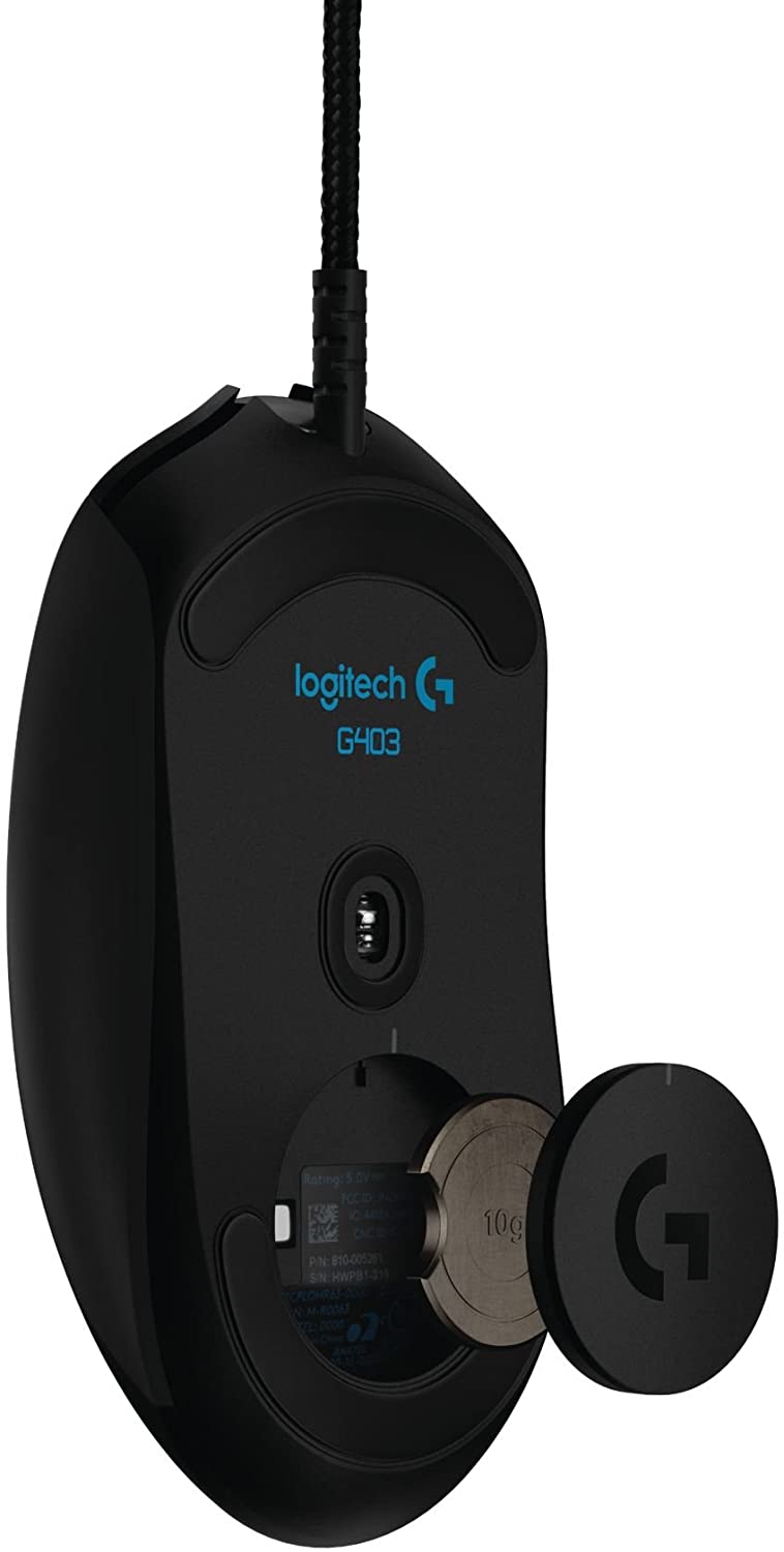 Logitech G403 Prodigy Wired Gaming Mouse, 12,000 DPI, RGB, Lightweight ...