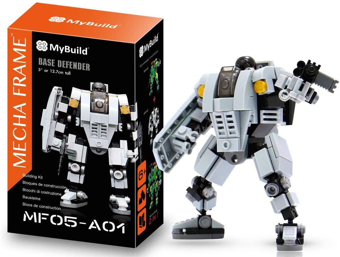 MyBuild Patented Block Building Toy Base Defender Bricks to Fantastic ...