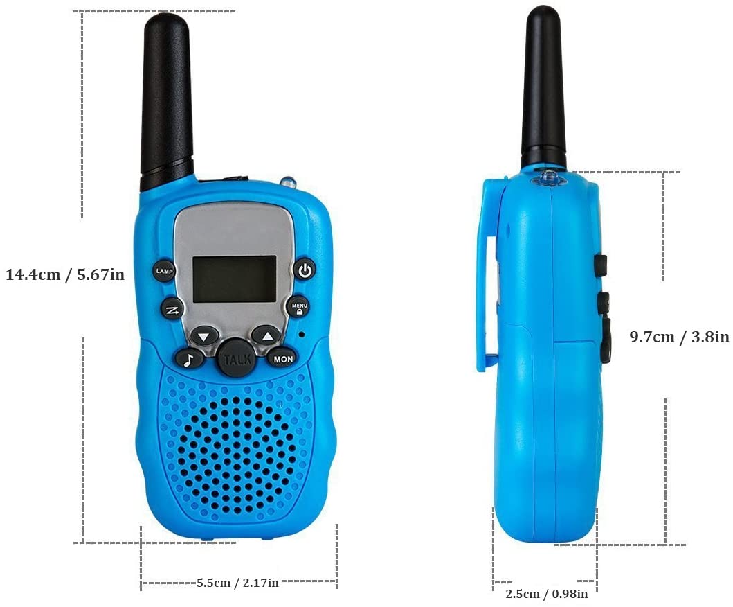 Mini Walkie-Talkies – LOMOO Long Range PMR446MHz 8 Channel 2-Way Raidos ...
