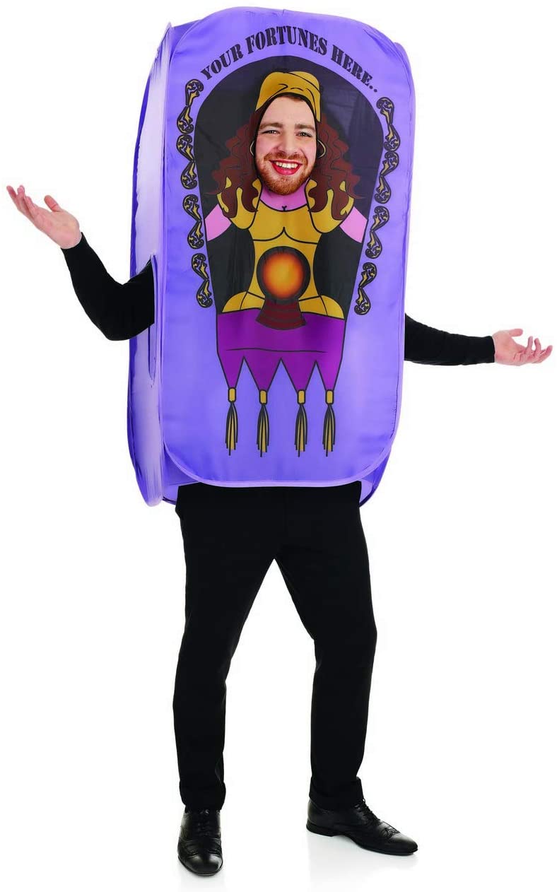 Adults Punch & Judy Costume Mens & Womens Carnival Booth Novelty Pop Up ...