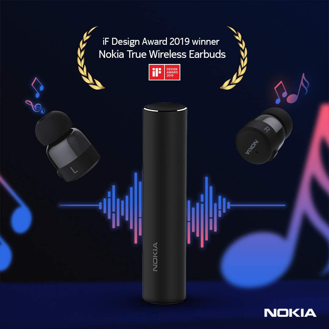 Nokia True Wireless Earbuds – Black – BigaMart