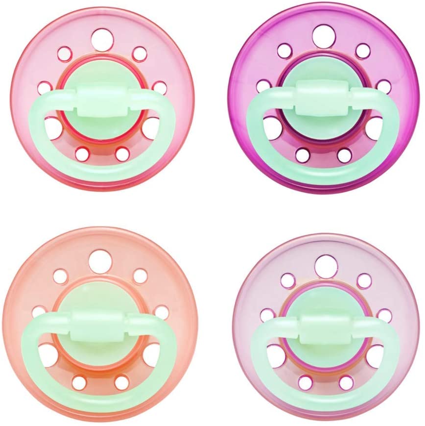 nip Pacifier Cherry Night: Naturally Shaped Round Teat in Cherry Shape ...