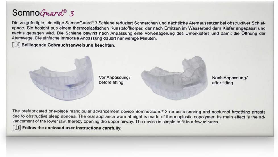Tomed Somnoguard 3 | Anti Snoring Mandibular Advancement Device | NHS ...