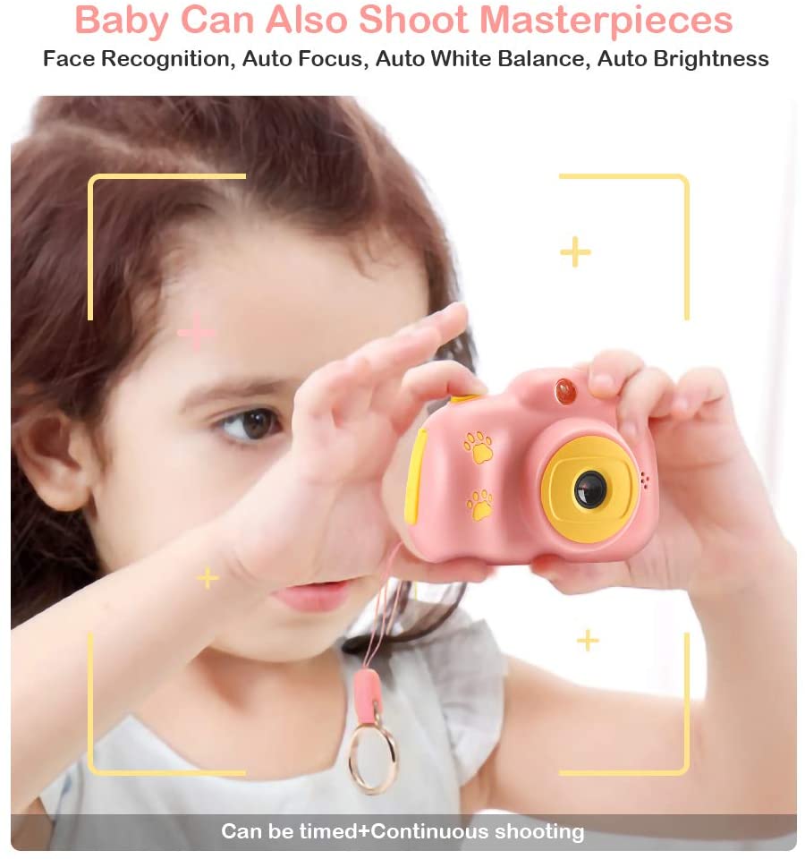 Yidarton Kids Digital Camera Video Recorder Selfie Children Cameras ...