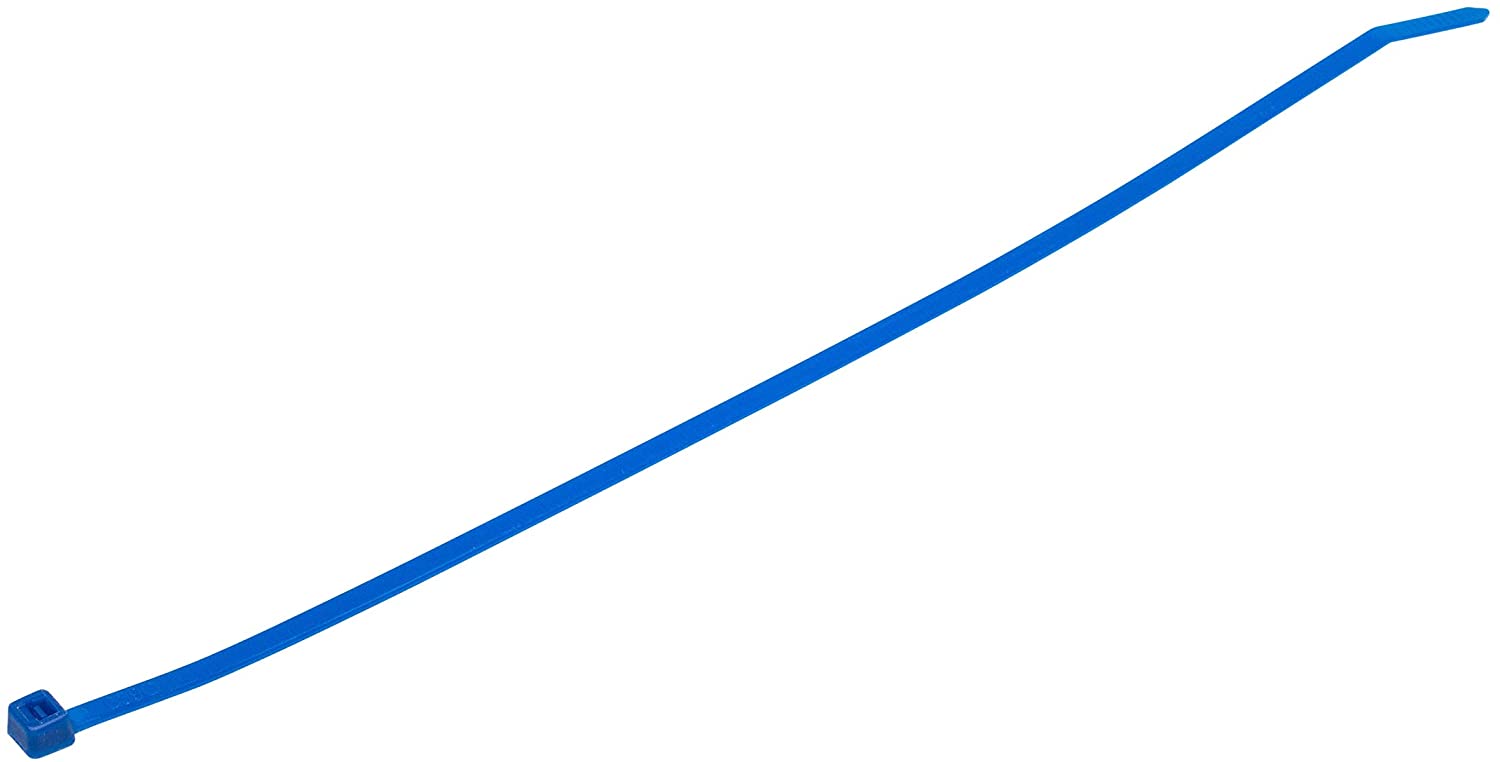 Gocableties 100 Pack of Fluorescent Neon Blue Cable Ties, 300mm x 4.8mm ...