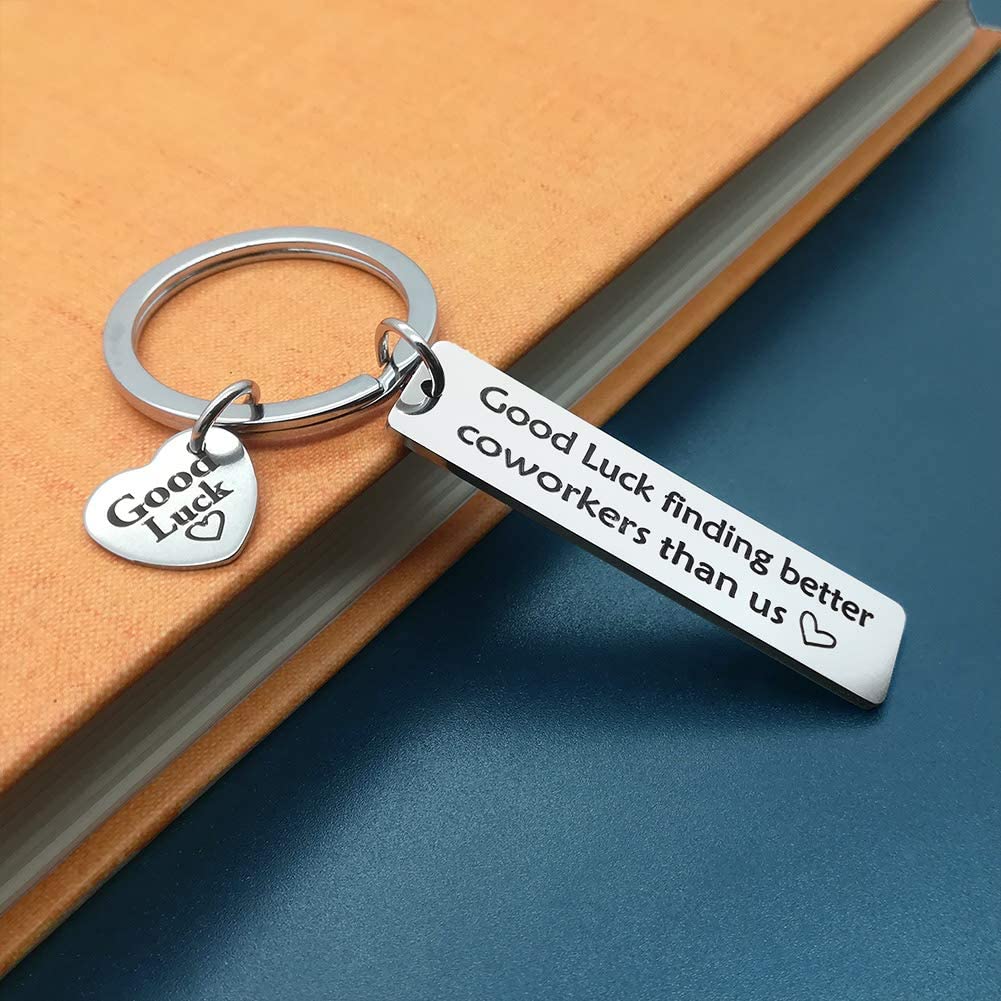 Colleague Leaving Gift Keychain Good Luck Finding Better Coworkers ...