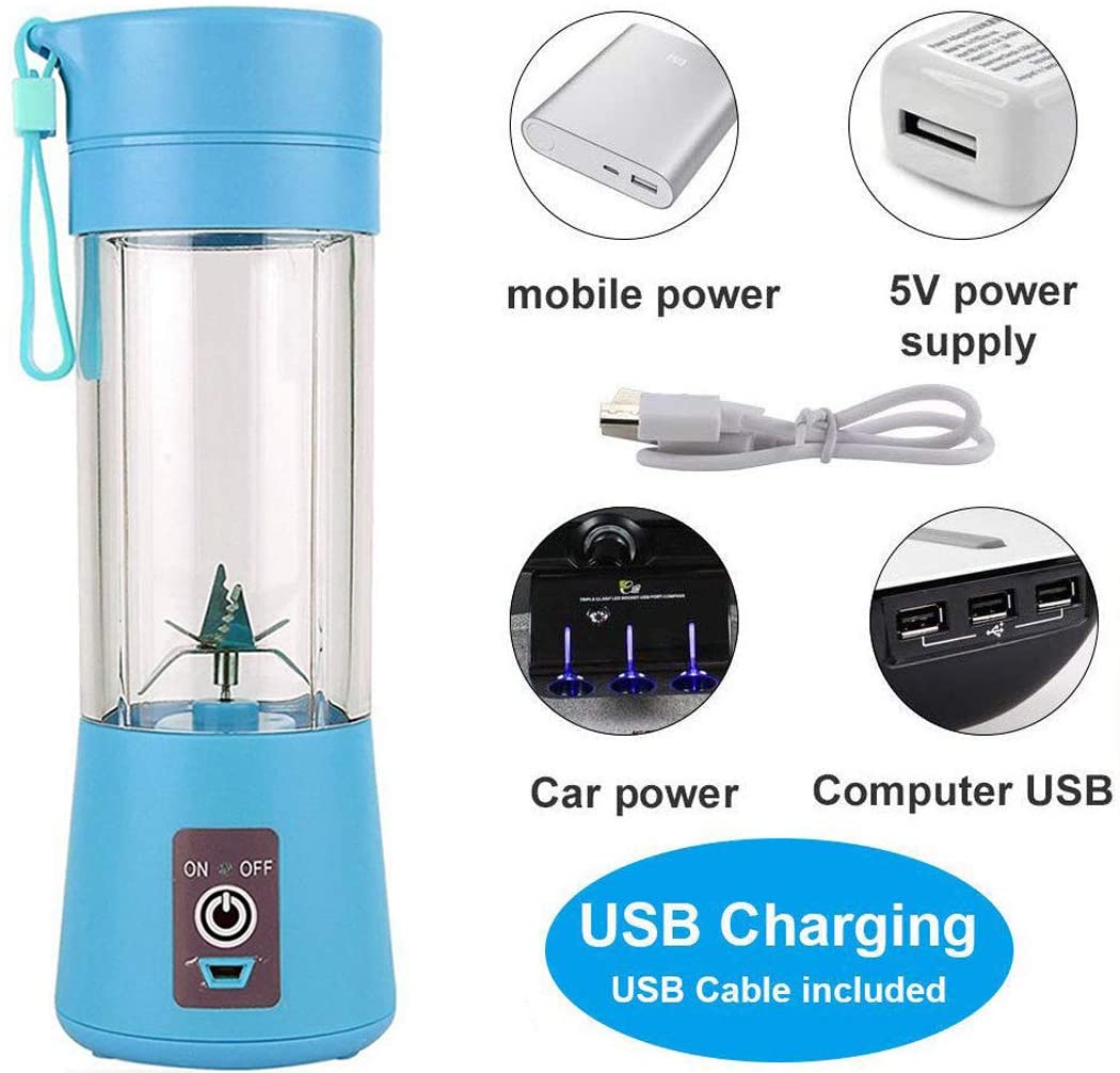 Mini Portable Blender,Personal Blender Small Fruit Mixer Electric USB ...