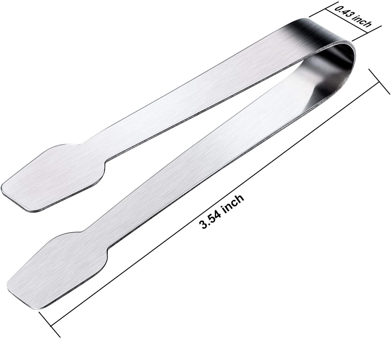 10 Pack Sugar Tongs Ice Tongs Stainless Steel Mini Serving Tongs Small ...