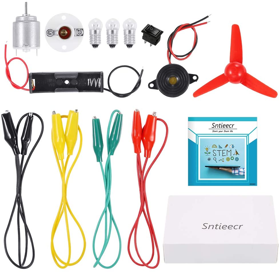 Sntieecr Electric Circuit Motor Kit, Educational Montessori Learning ...