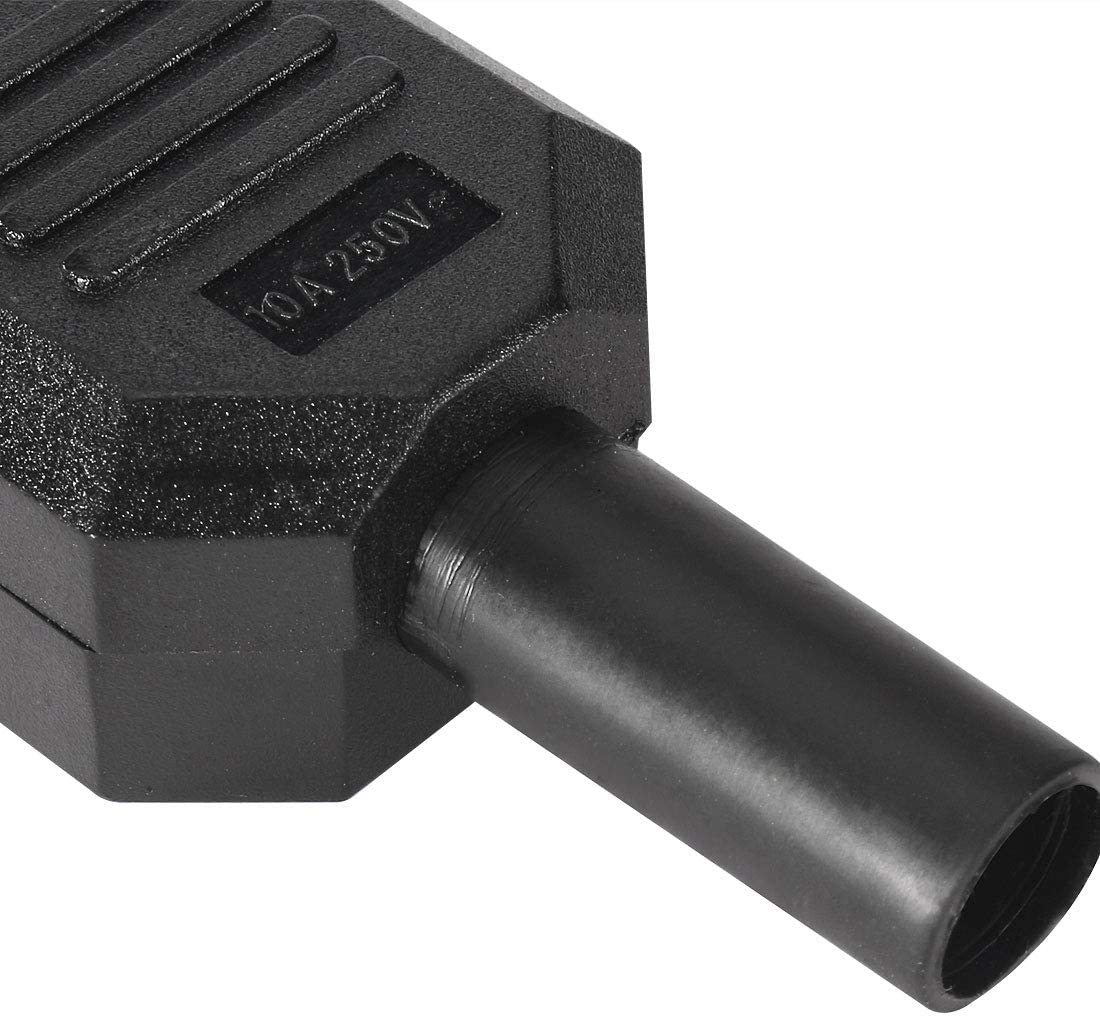Sourcingmap 10Pair AC250V 10A IEC C14 Male C13 Female, 3 Pins Terminals ...