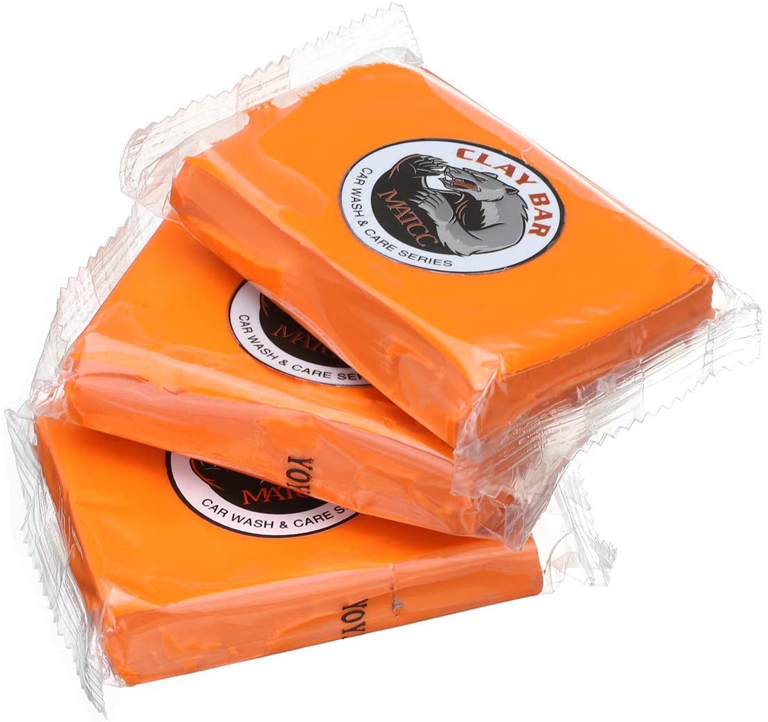 MATCC Car Clay Bar Auto Detailing Clay Bar 3 Pack 100g Premium Grade ...