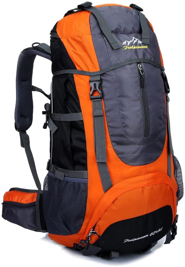 SKYSPER Hiking Backpack 65L Travel Rucksack Large Daypack Luggage Bag ...