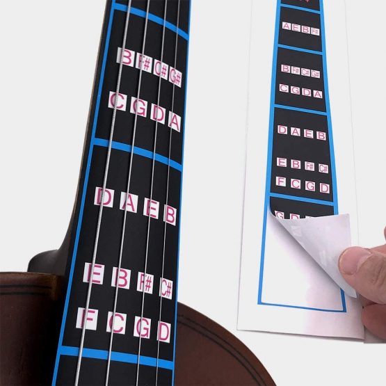 Finefun Violin Finger Guide Fingerboard Sticker Fret Guide Label Finger