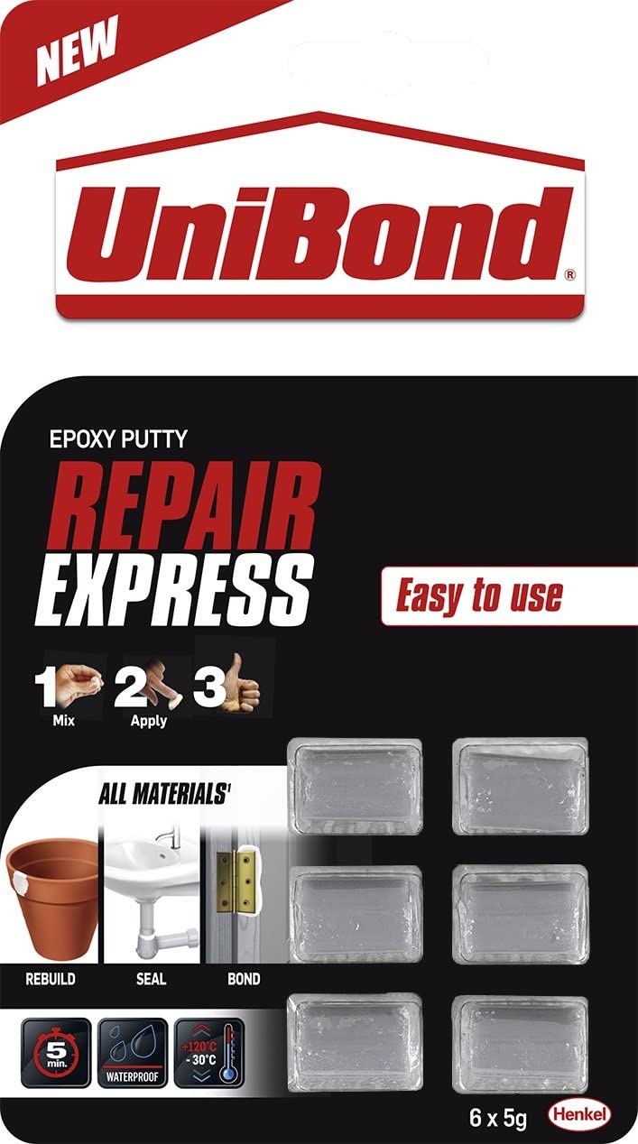 UniBond 2002387 30 g Repair Express Epoxy Putty – White – BigaMart