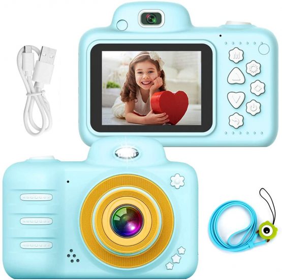 Kids Camera, Welltop Digital Children Camera Rechargeable Camcorder ...