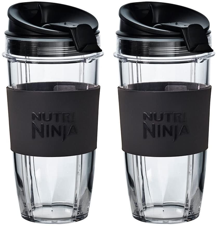 Two Large 650ml Nutri Ninja Cups with Two Sip & Seal Lids – BigaMart