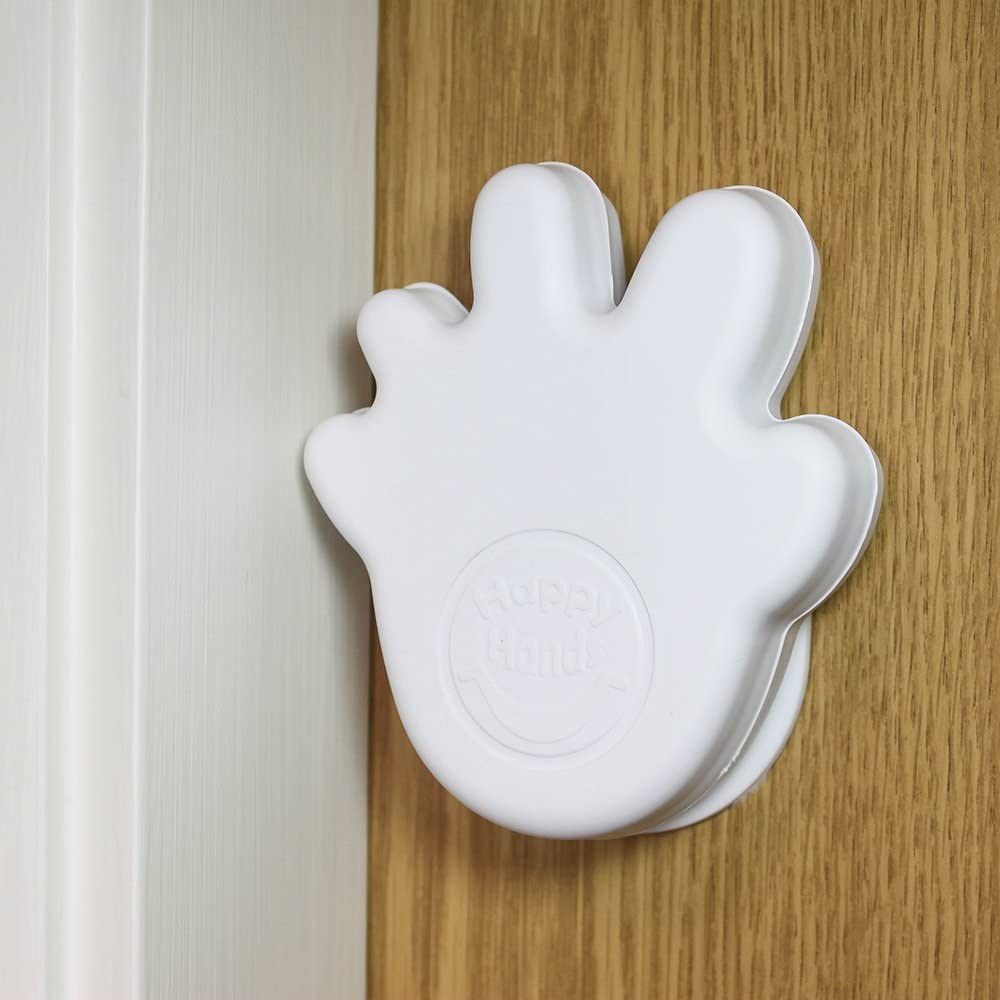 Happy Hands Anti Slam Child Door Safety Finger Trap Stoppers – 4 Pack ...