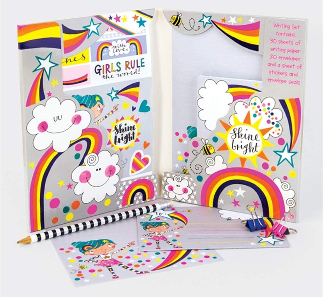 Children’s Writing Set – 30 Sheets of Lined Paper, 20 Matching ...