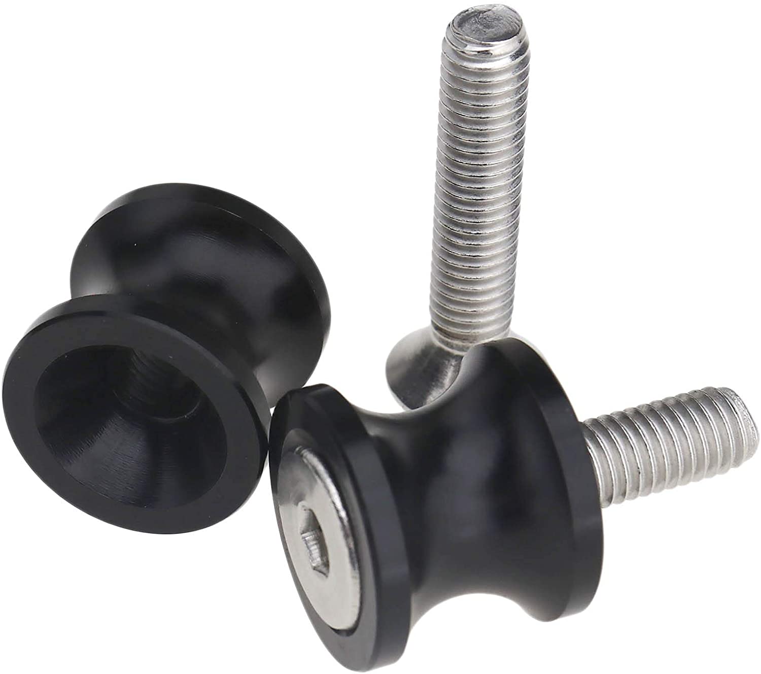 OTOTEC 8mm M8 Motorcycle Bobbin Adapters Black Stainless Steel – BigaMart