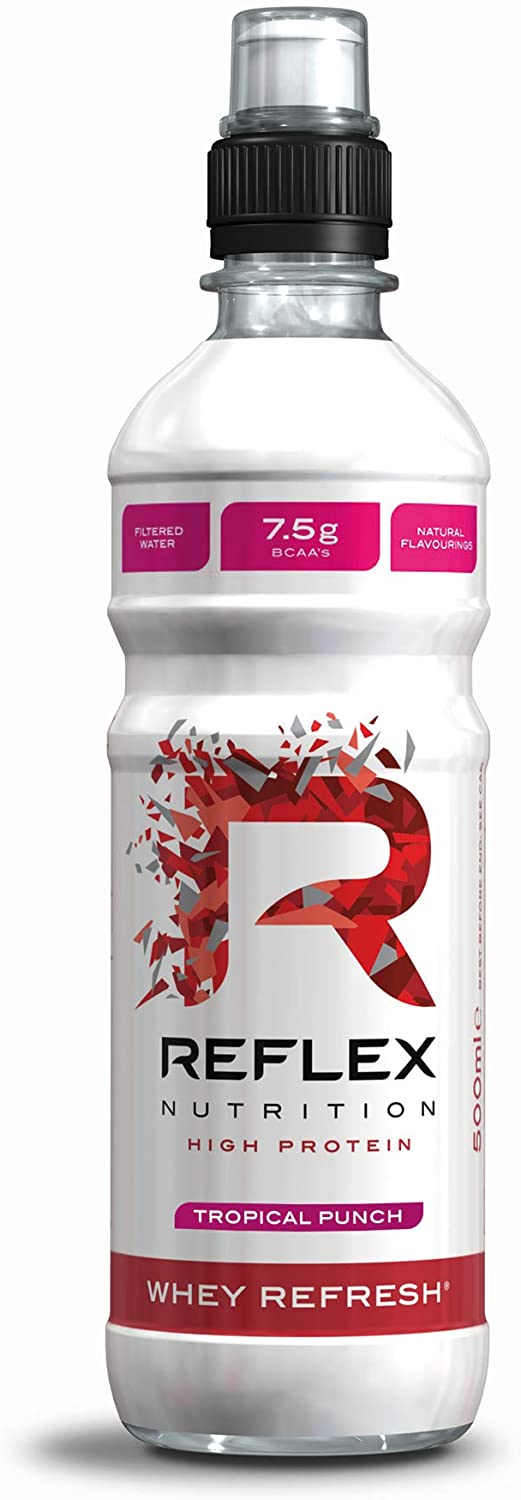 Reflex Nutrition Whey Refresh Protein Drink No Added Sugar Zero Fat 30g ...