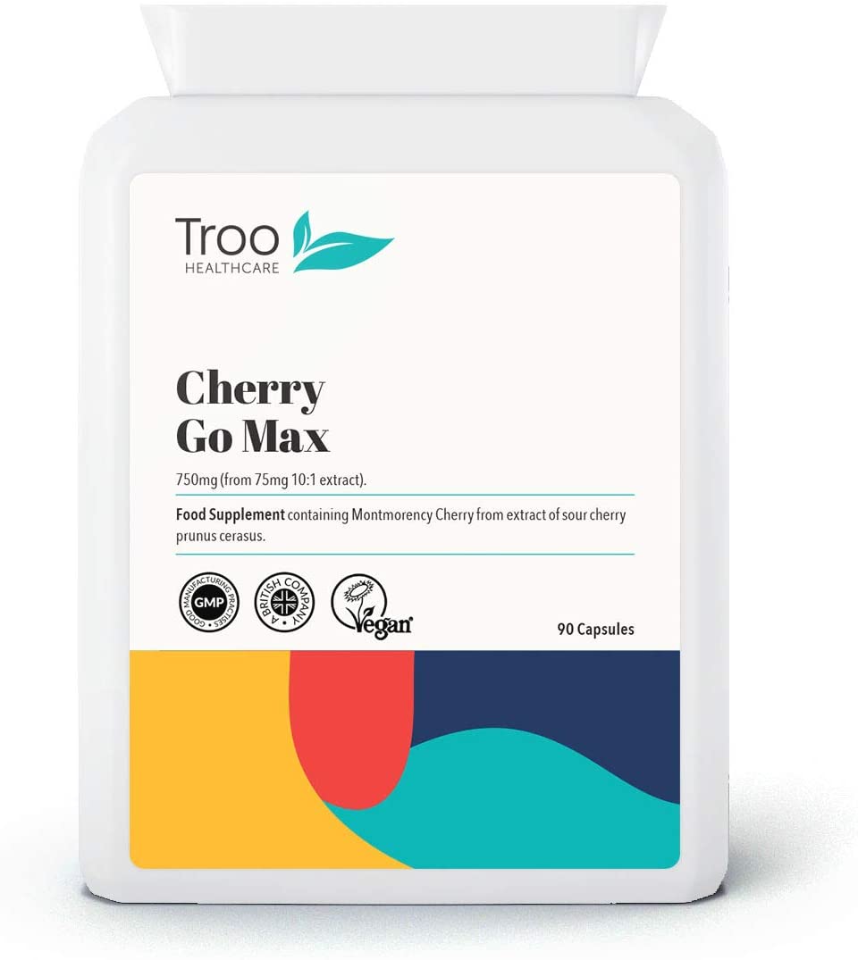 Troo Cherry Go Max Montmorency Cherry 90 Vegan Capsules 3000mg Per ...