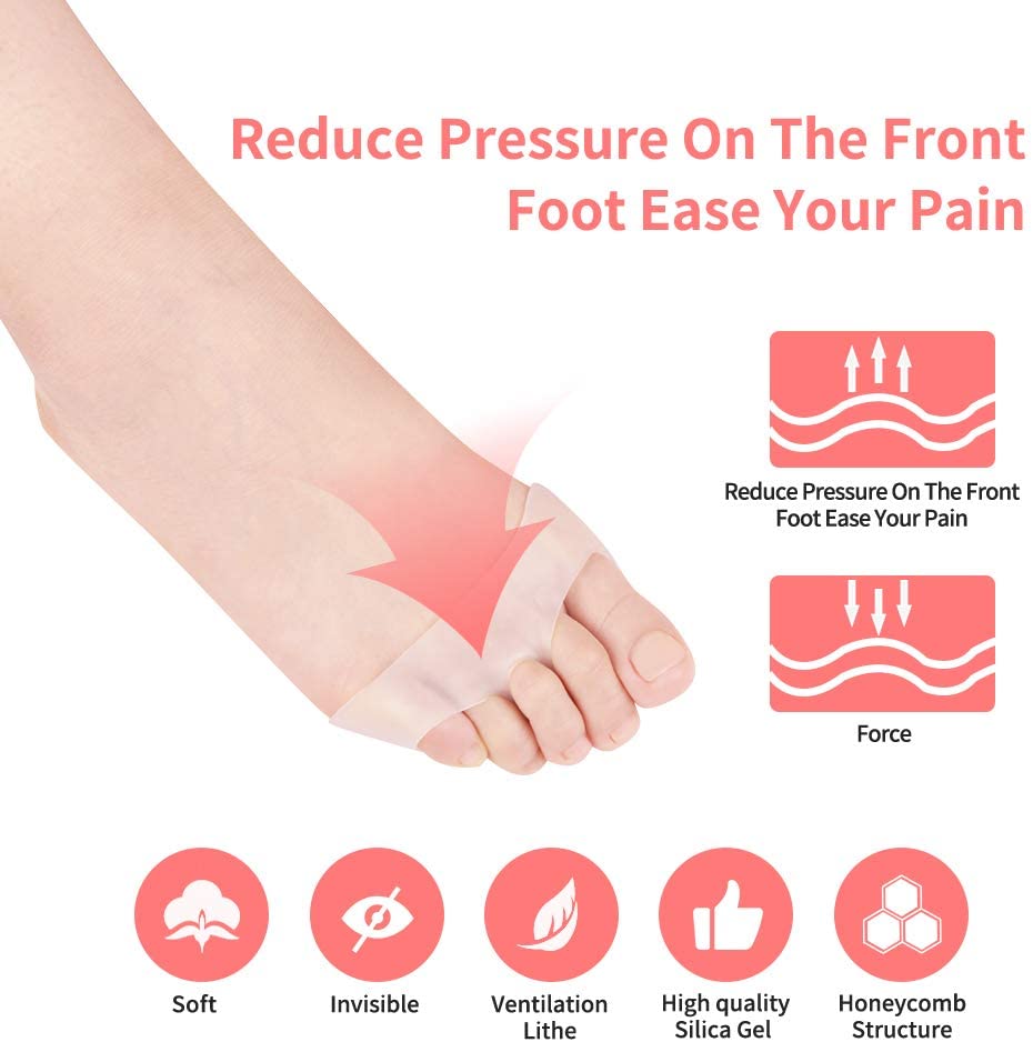 Metatarsal Pads for Men and Women,Ball of Foot Cushions Pads for ...