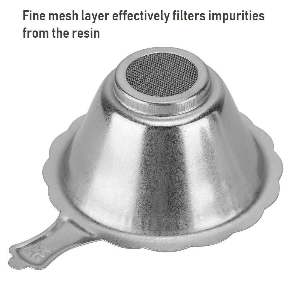 Hyber&Cara 3D Printing Resin Filter, Collapsible Silicone Funnel and ...