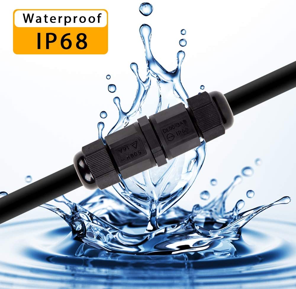 Waterproof Junction Box Outdoor Cable Connector, Waterproof IP68 Sleeve ...