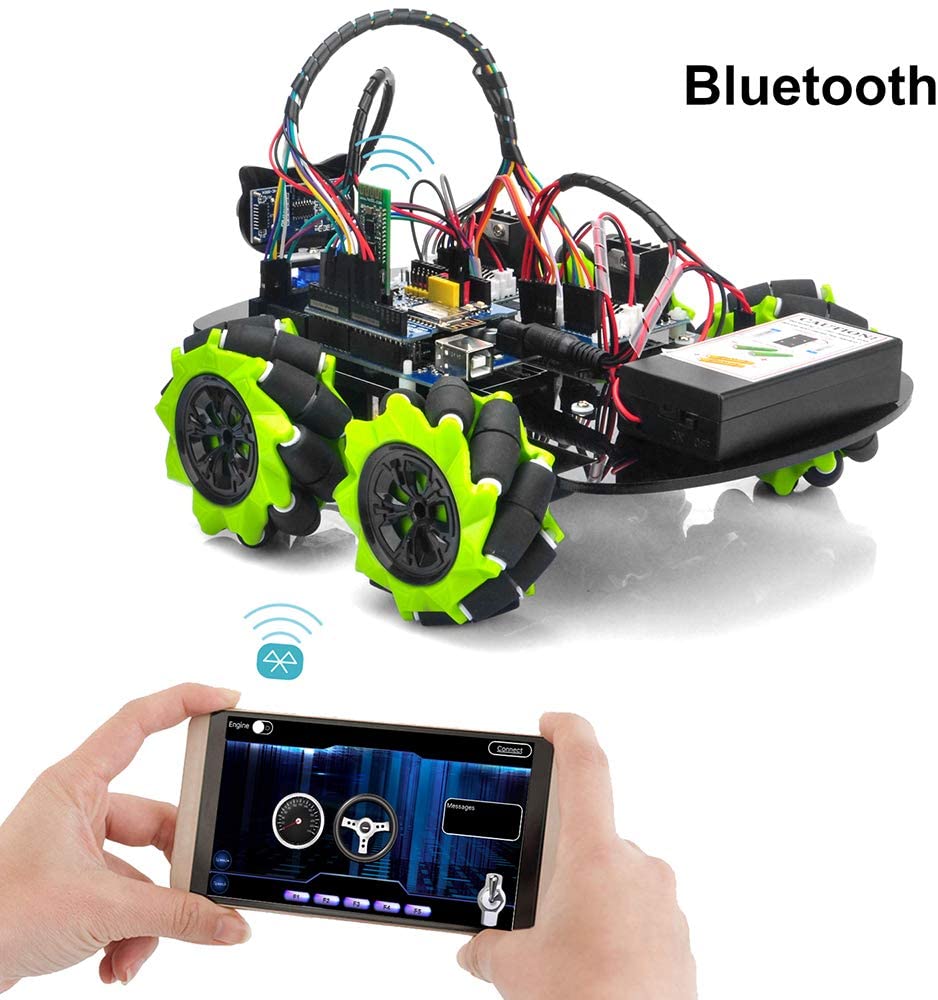 OSOYOO Mecanum Wheels Robot Car Kit for Arduino Mega2560|Omni Wheels ...