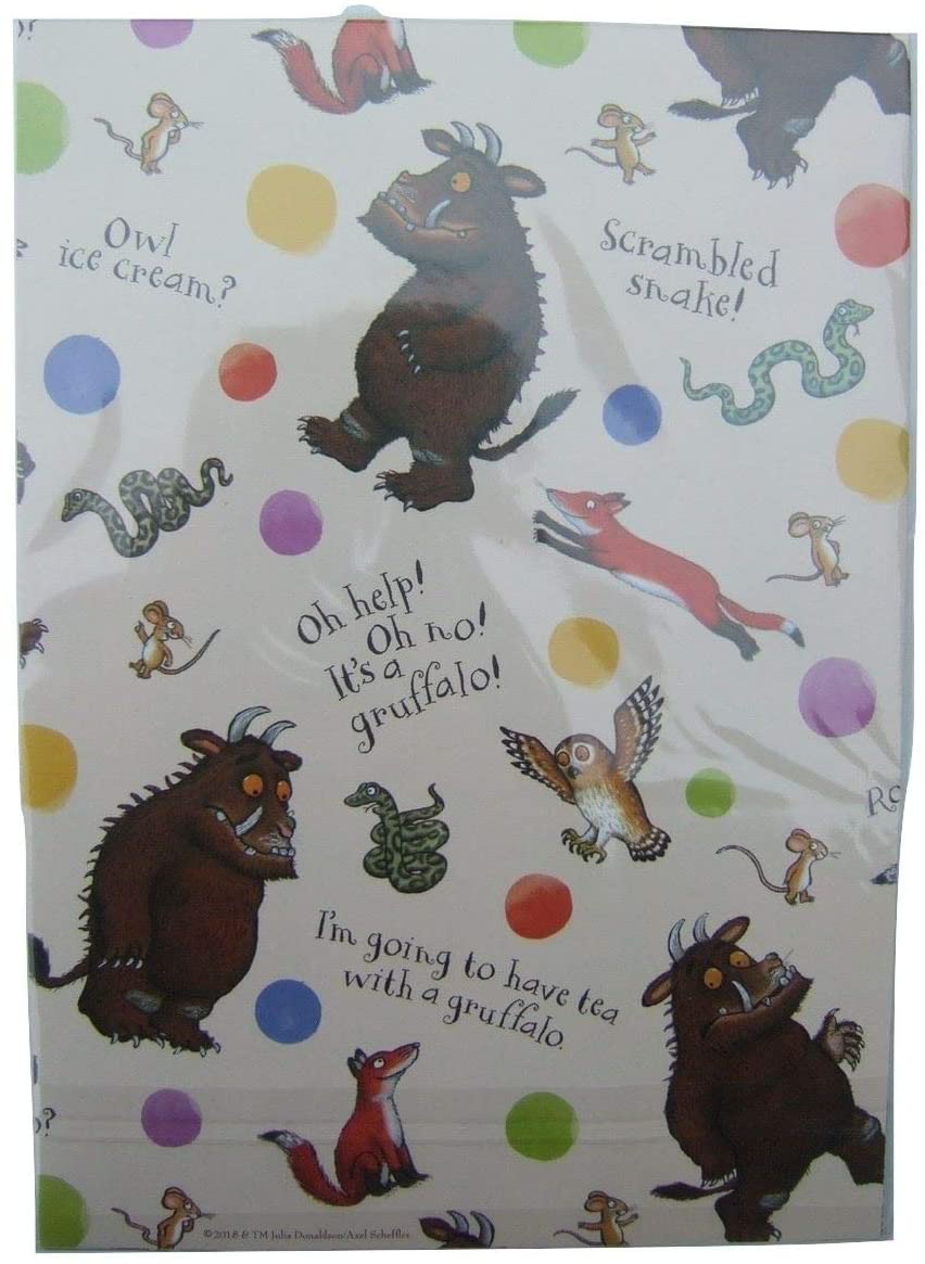 The Gruffalo Gift Wrapping Paper – 2 Sheets and 2 Tags – BigaMart