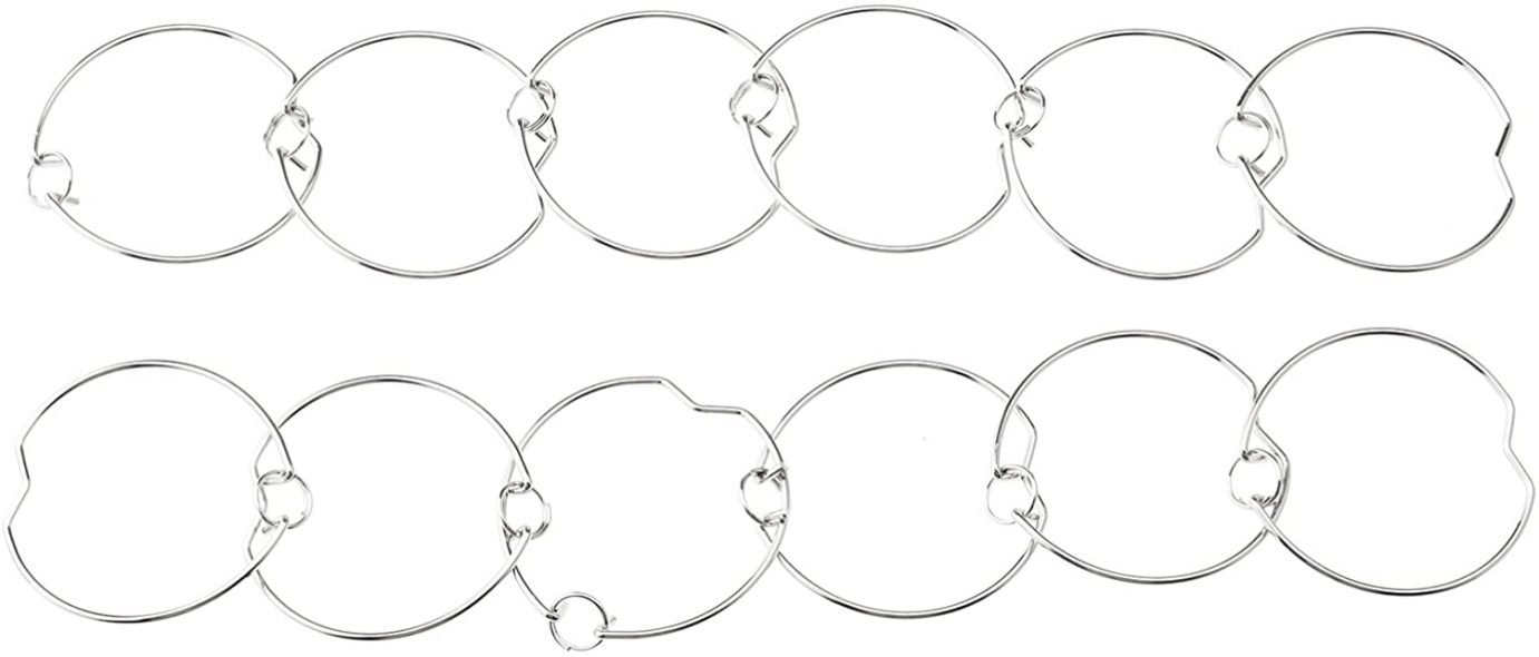 20pcs Lamp Retaining Spring Clip Bulb Holder Ring For 50mm MR16 GU10 ...