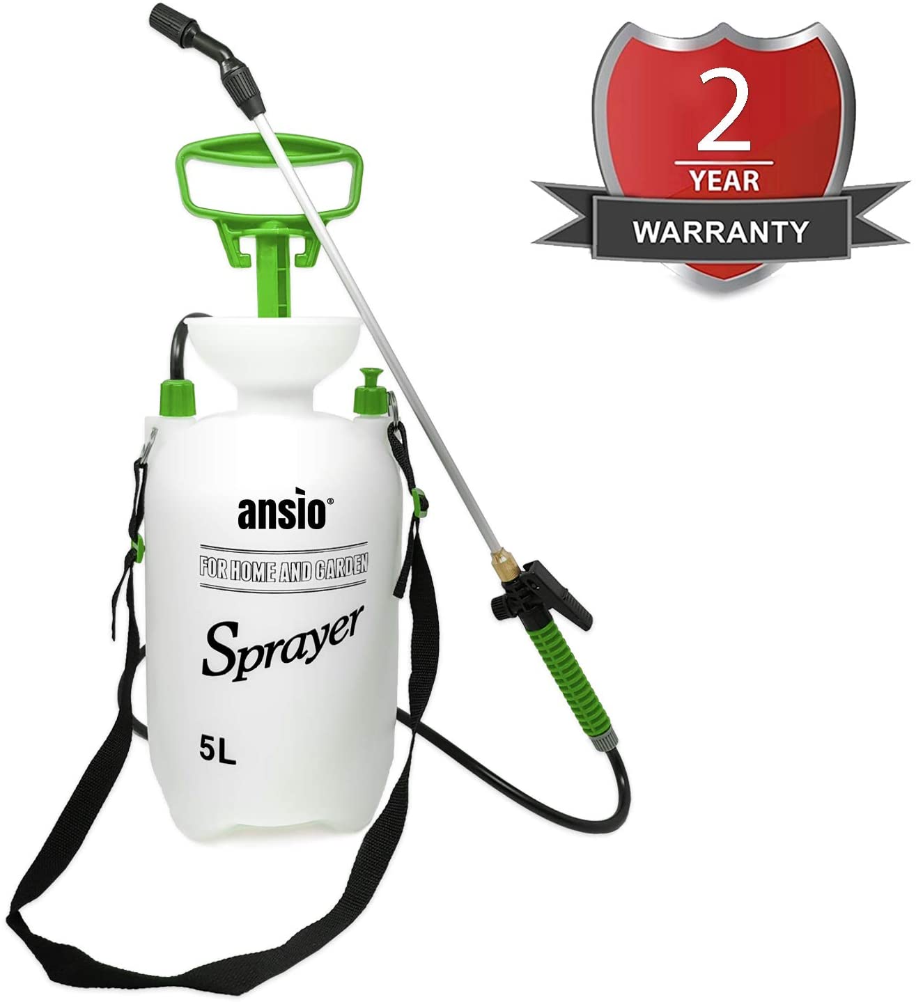 Garden Sprayer 5 litre Pressure Sprayer Pump Action, Weed Killer,Water ...