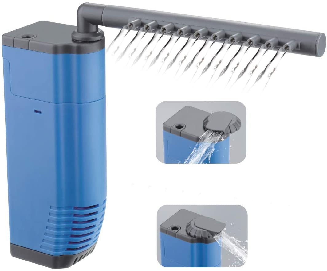 HITOP Submersible Internal Filter for Aquarium, Powerful Underwater ...
