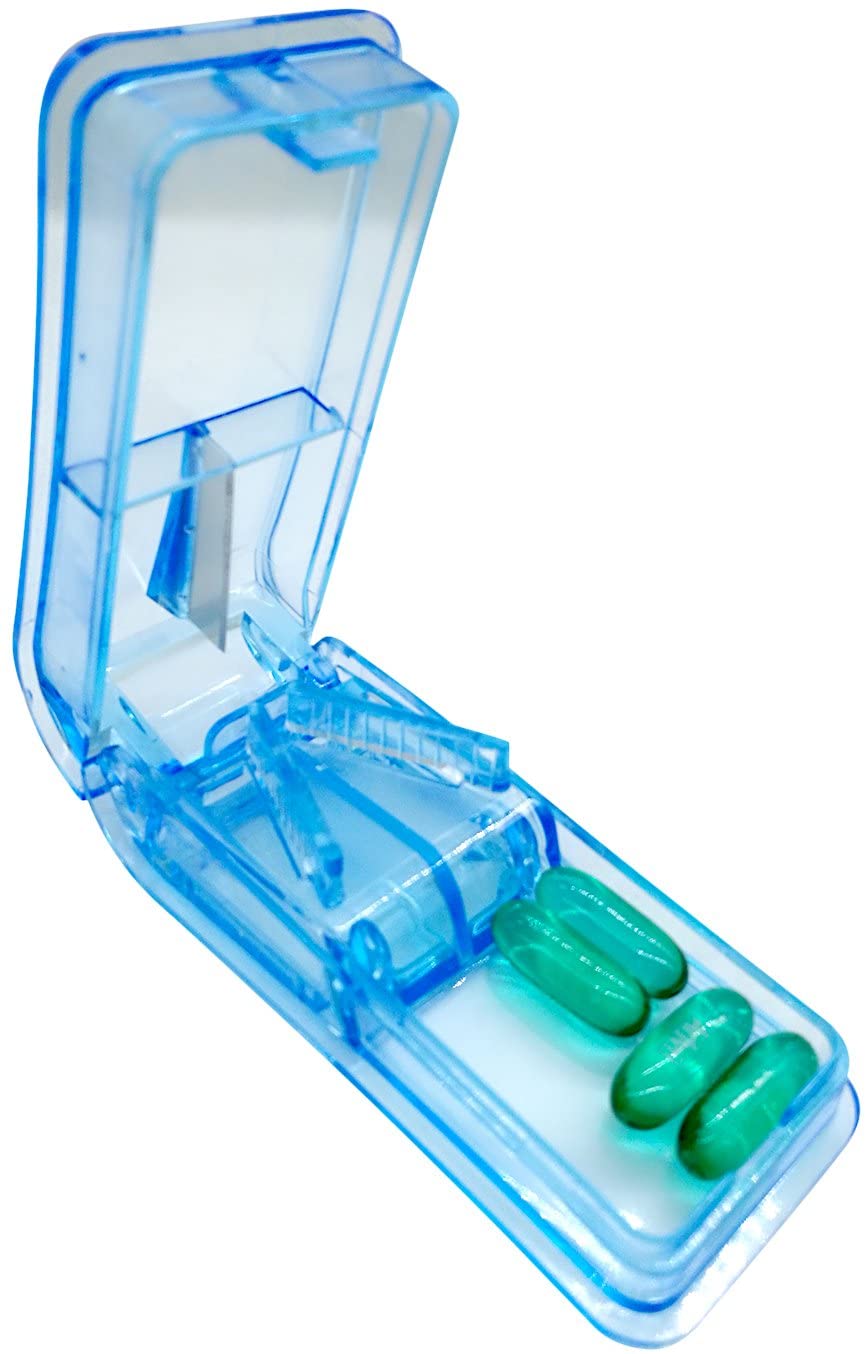 PuTwo Pill Box Travel Pill Cutter Pill Splitter Pill Divider Pill ...