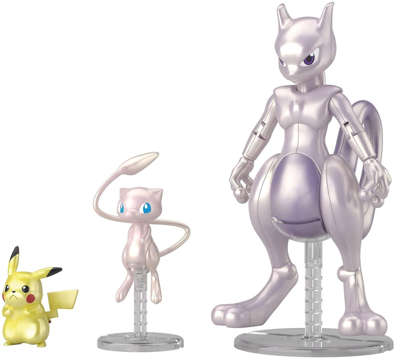 Bandai Hobby Mewtwo & Mew & Pikachu Set Pokemon Pokemon Plamo ...