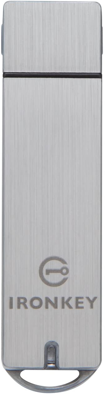 Kingston IKS1000B/4GB 4 GB Iron Key Basic S1000 Encrypted USB 3.0, FIPS ...
