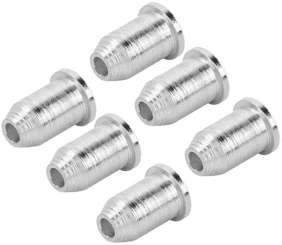 Bnineteenteam 6 Pcs Guitar Through Body String Ferrules for Electric ...