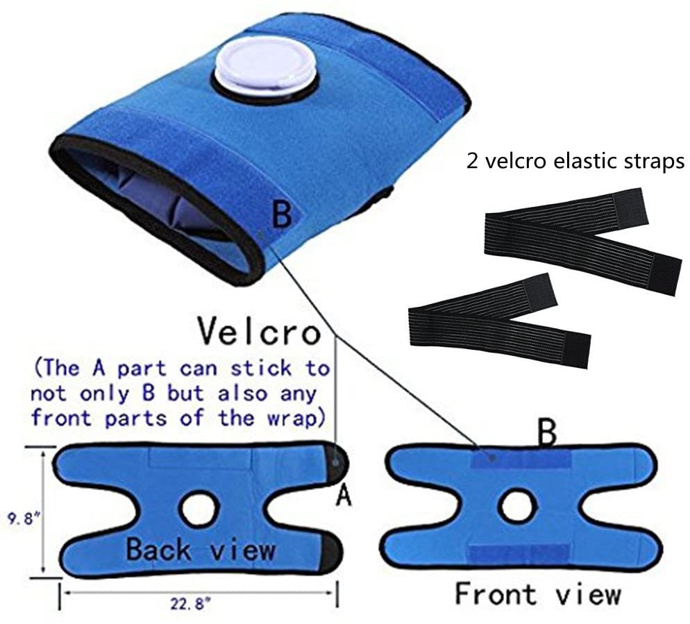 World Bio Ice Bag For Injuries 2 Ice Bags And Wrap Hot Cold Therapy