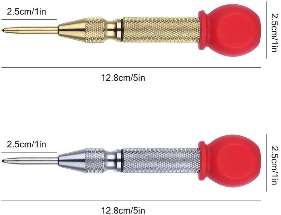 AFUNTA 2 PCS High Speed Center Punch, Center Hole Punch Marker Scriber ...