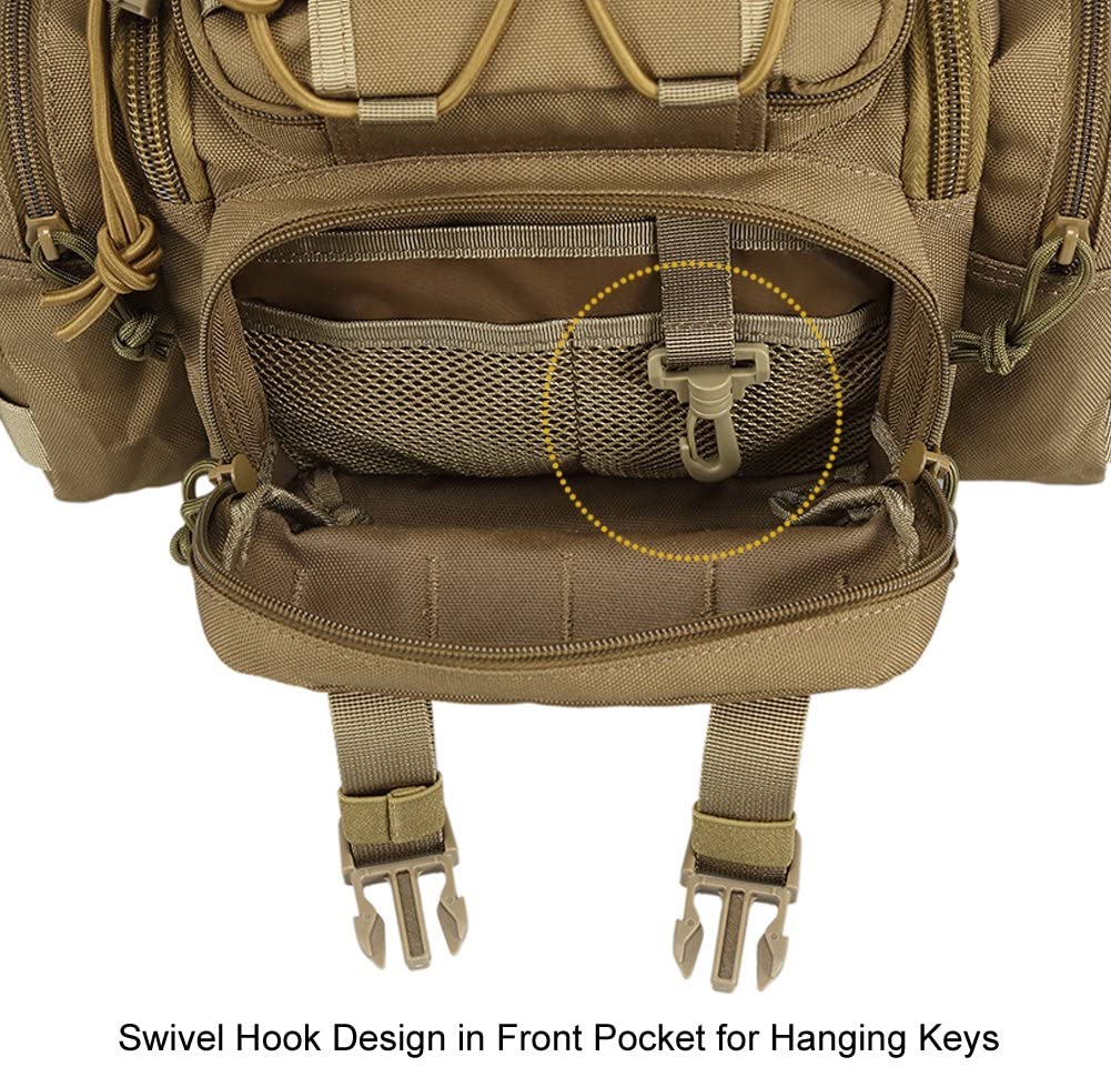 OneTigris Tactical Deployment Bag with Shoulder and Waist Strap - BigaMart