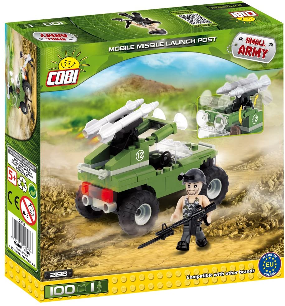 COBI 2198 “Mobile Missile Launch Post Building Set – BigaMart
