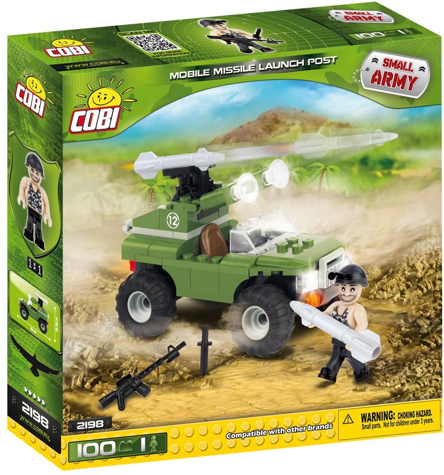 COBI 2198 “Mobile Missile Launch Post Building Set – BigaMart