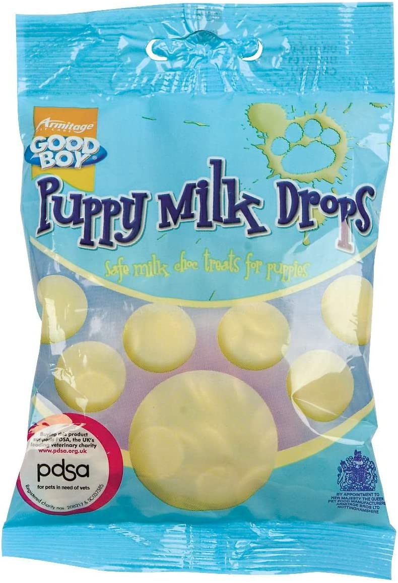 Good Boy Puppy Milk Drops 125g pack, case of 10 x 125g packs – BigaMart