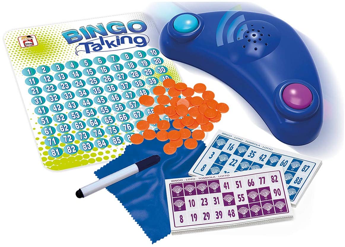 Boys – Bingo Electronic Talking Lottery with 48 Cards, 13 x 7.5 x 4 cm ...