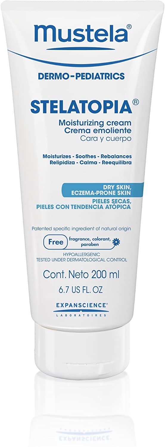 Mustela Stelatopia Emollient Cream Fluid Texture Atopic Prone Skin, 200 ...